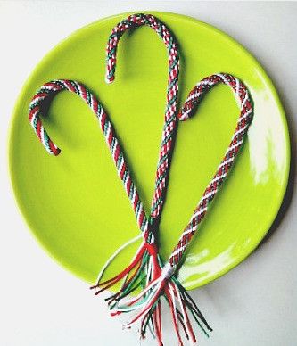 Candy Canes Kit - Satin Kumihimo